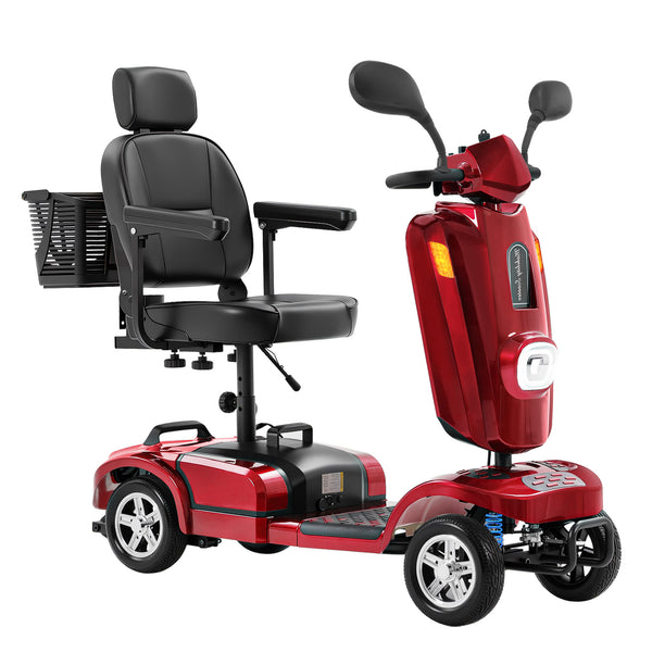 Ecomobi MS02 Plus Heavy-Duty Mobility Scooter for Seniors – 16/26-Mile